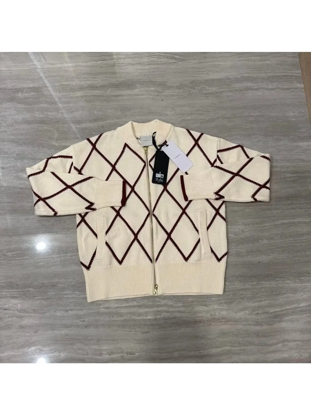 Varley | Jackets & Coats | Varley Nile Diamond Knit Jacket | Poshmark